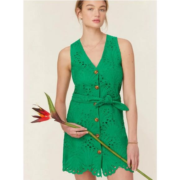 Andie The Navarino | Dresses | Andie Navarino Dress Button Front Eyelet ...